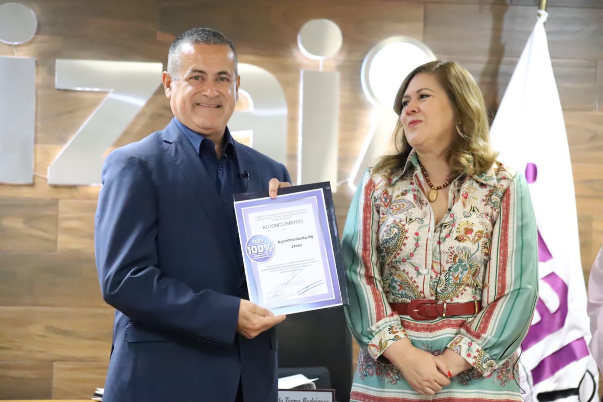 Recibe alcalde de Jerez reconocimiento del IZAI - NTR Zacatecas