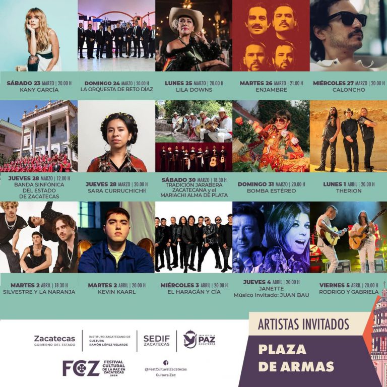 Develan programa del Festival Cultural de Zacatecas 2024 - NTR Zacatecas