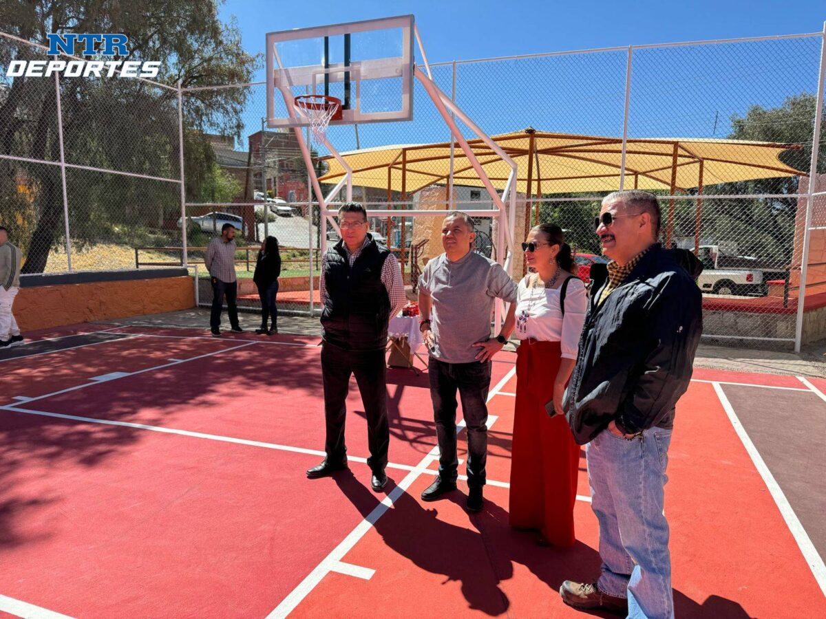 Entrega Capstone Copper cancha en colonia Díaz Ordaz - NTR Zacatecas