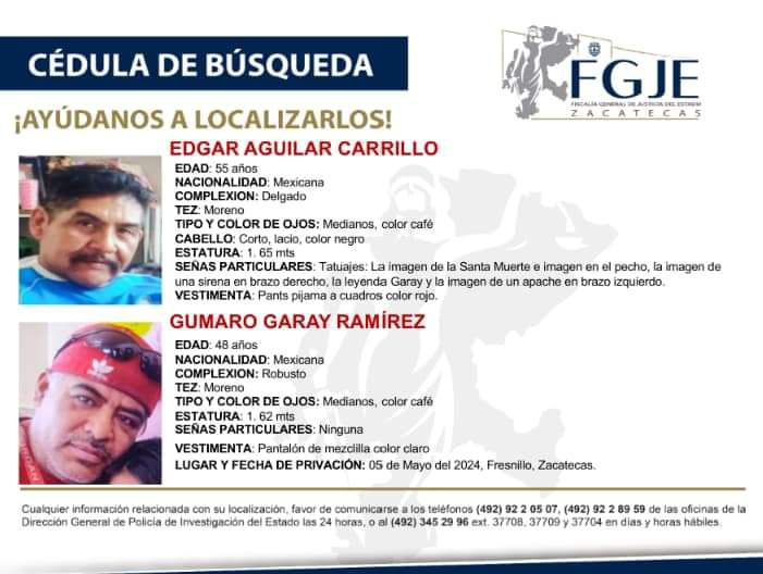 Privan de la libertad a tres personas en calle Duranguito, Fresnillo ...