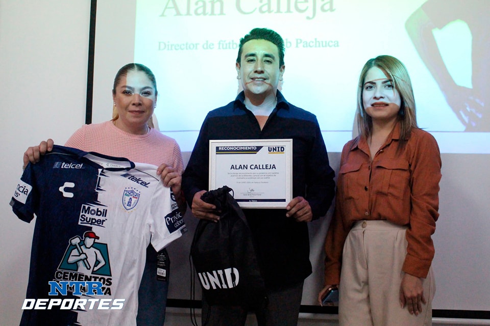 Da conferencia Alan Calleja director del club Pachuca. - NTR Zacatecas