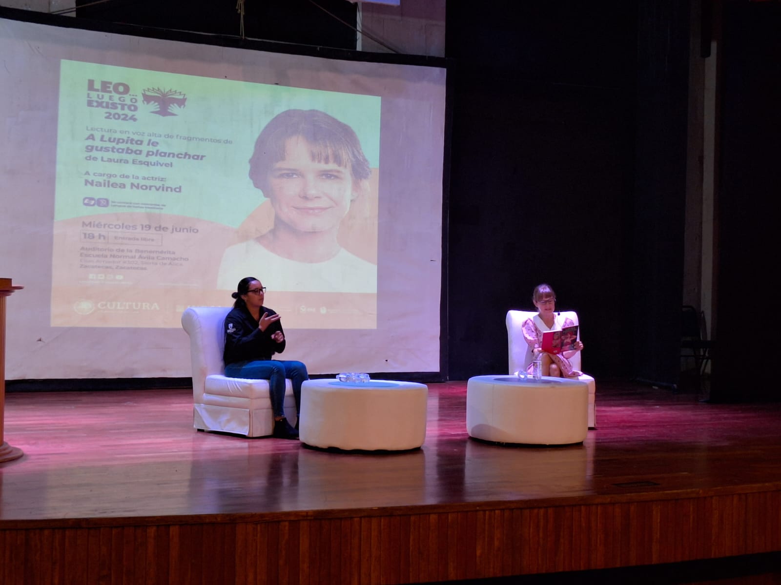 Lee Nailea novela en la BENMAC - NTR Zacatecas