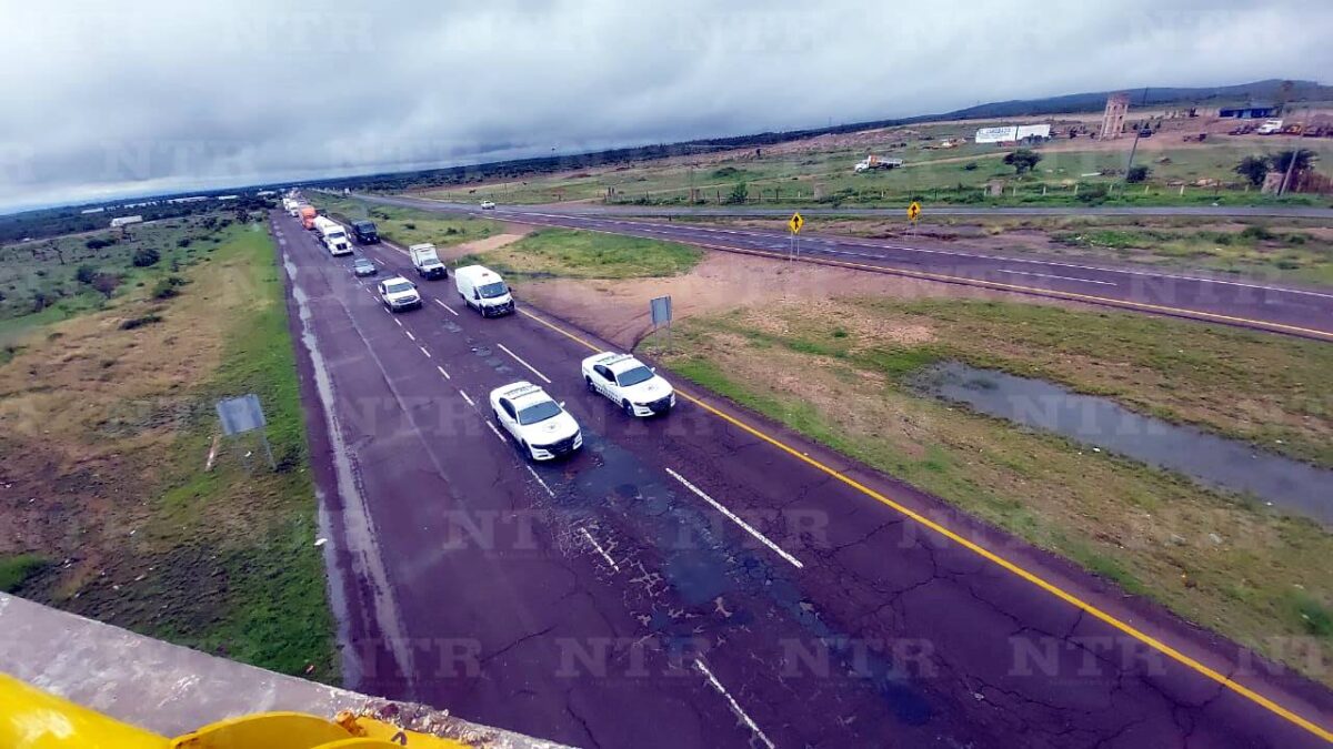 Tras lluvias implementa GN operativo carrusel en federal 45 - NTR Zacatecas