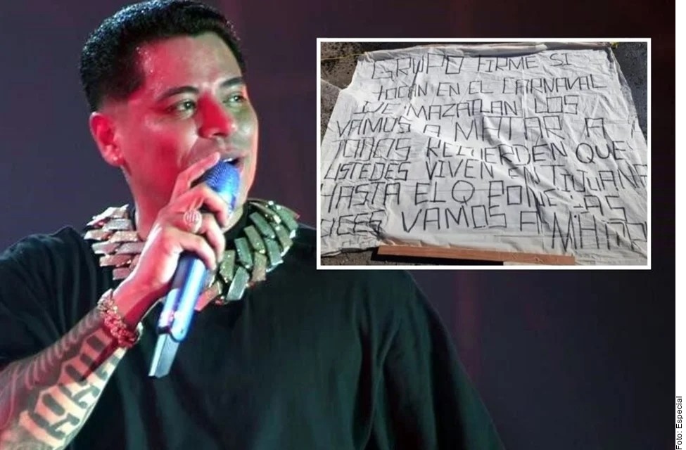 Ofrecen protección a Grupo Firme por narcomanta - NTR Zacatecas