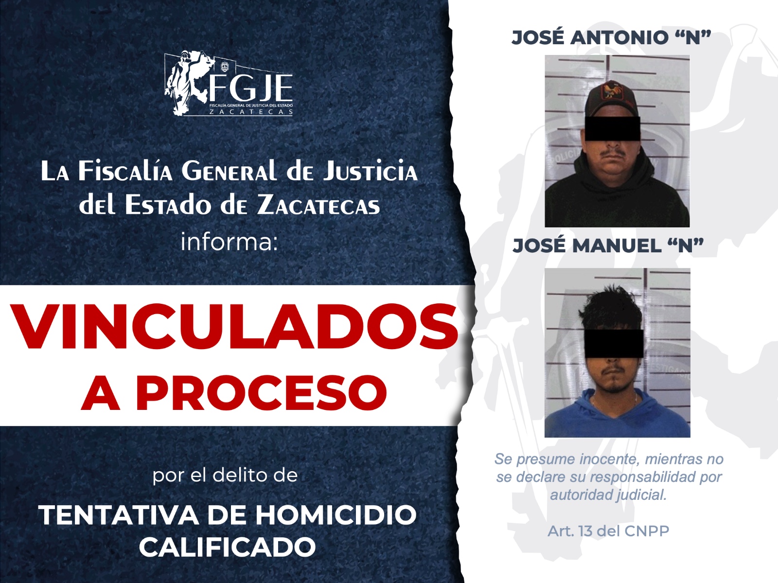 Vinculados A Proceso Por Tentativa De Homicidio Ntr Zacatecas