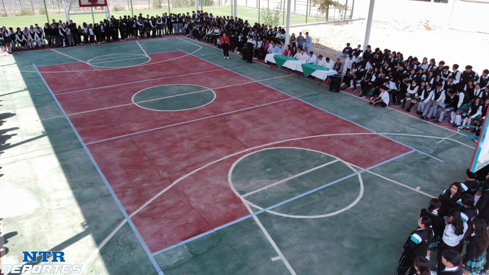 Entregan cancha rehabilitada del Cobaez de Pinos - NTR Zacatecas