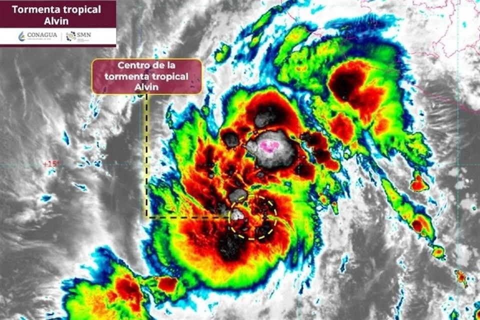 Se forma tormenta 'Alvin' en el Pacífico - NTR Zacatecas