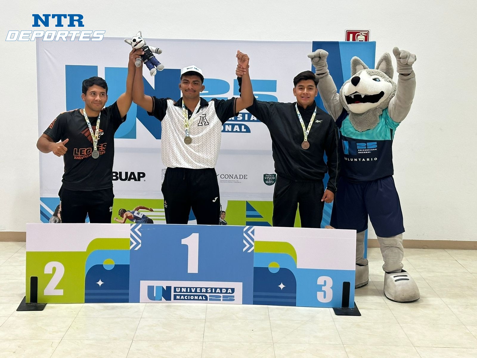 Kaleb Calderon se cuelga el bronce en la Universiada Nacional - NTR ...