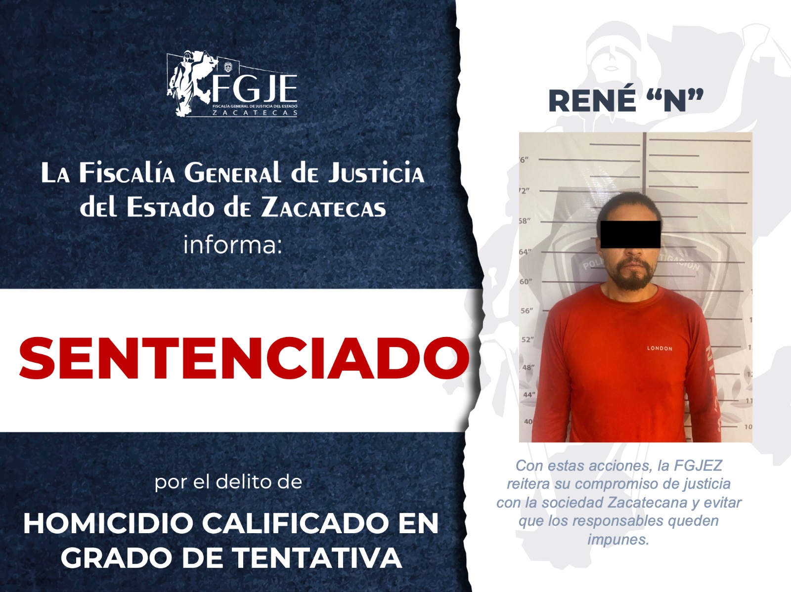 Sentencian a René "N" por homicidio calificado - NTR Zacatecas