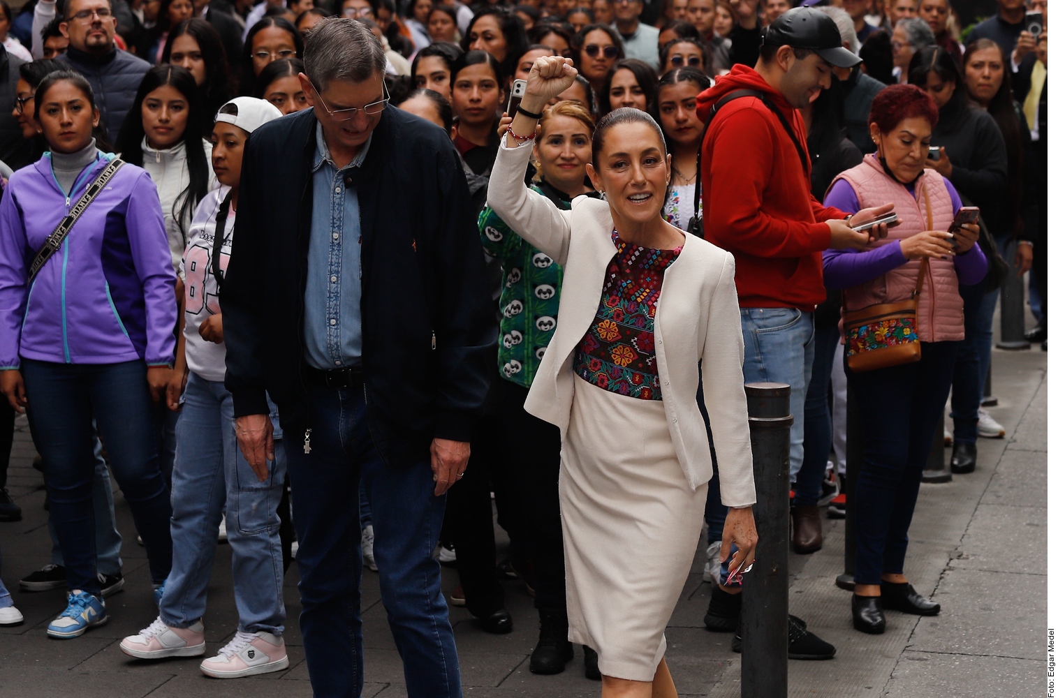 Vota Sheinbaum: 'Viva la democracia' - NTR Zacatecas