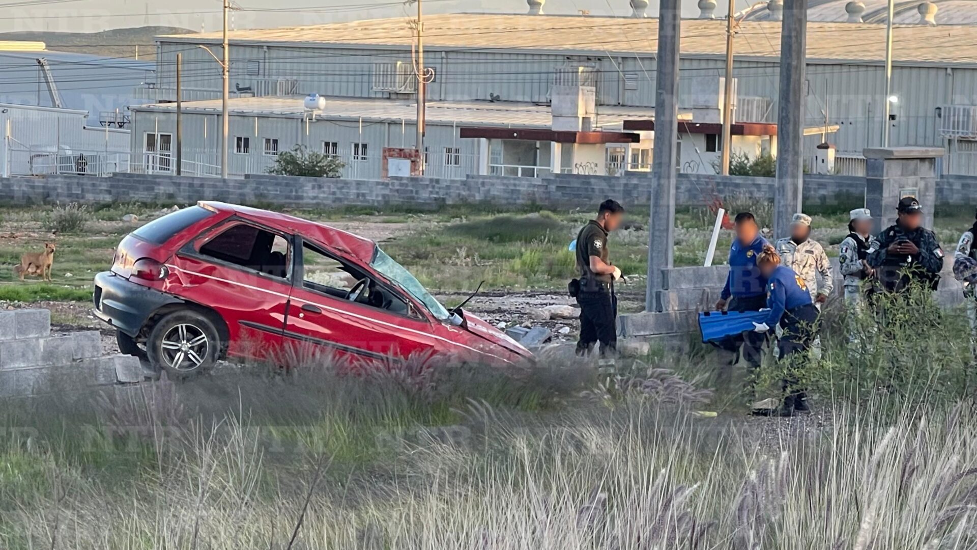 Salida del camino y volcadura deja un lesionado - NTR Zacatecas