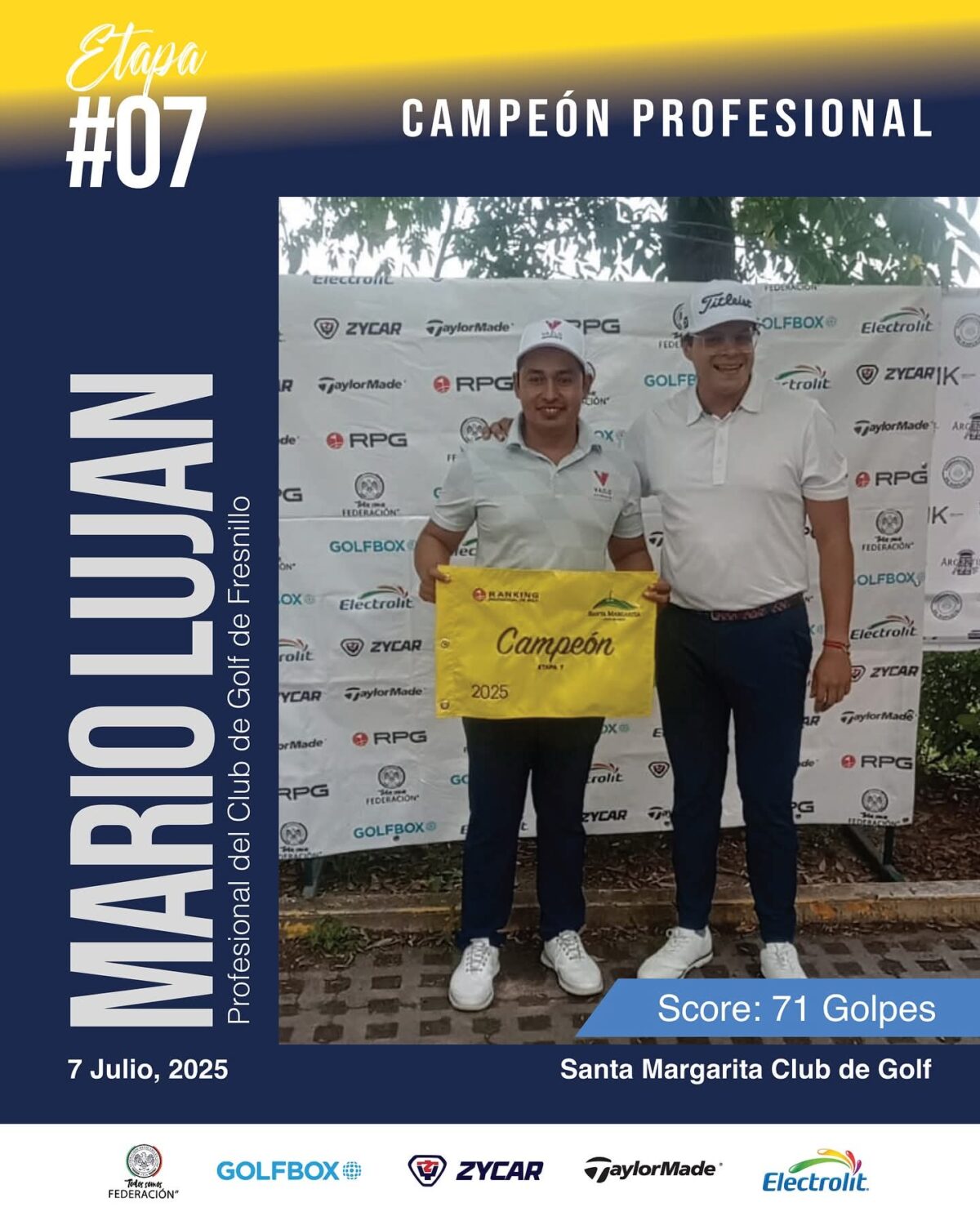 Mario Luján gana la etapa 7 - NTR Zacatecas