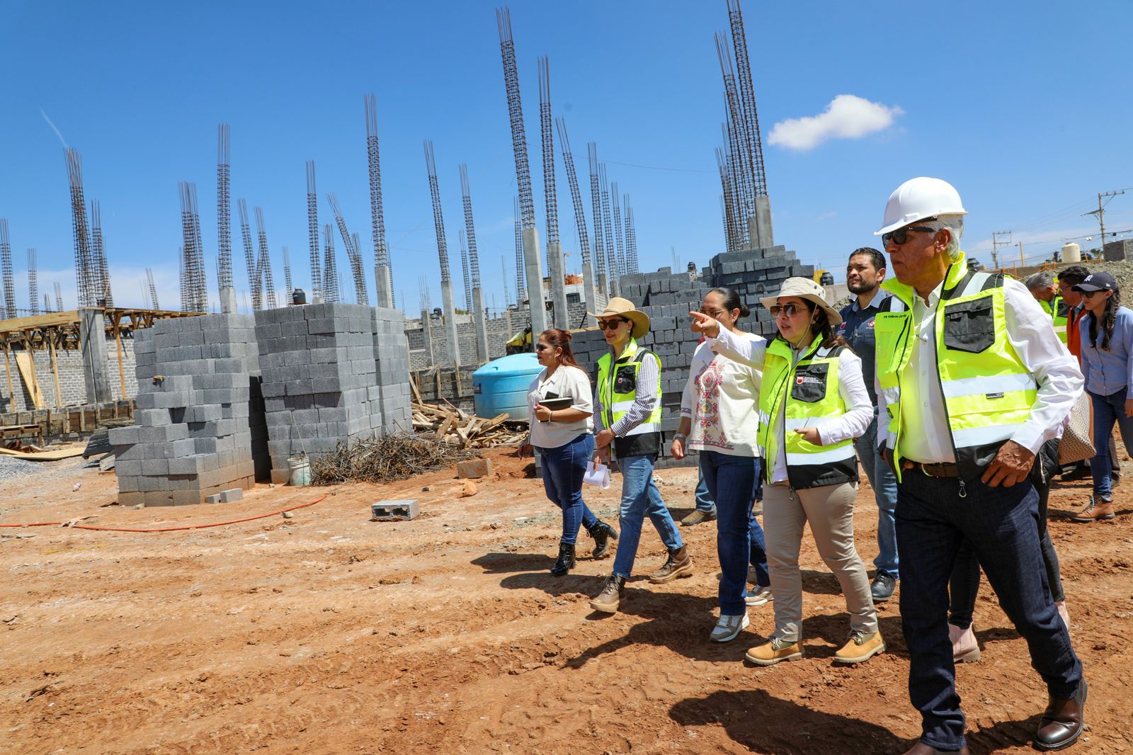 Supervisan avances en construcción de casa cuna - NTR Zacatecas