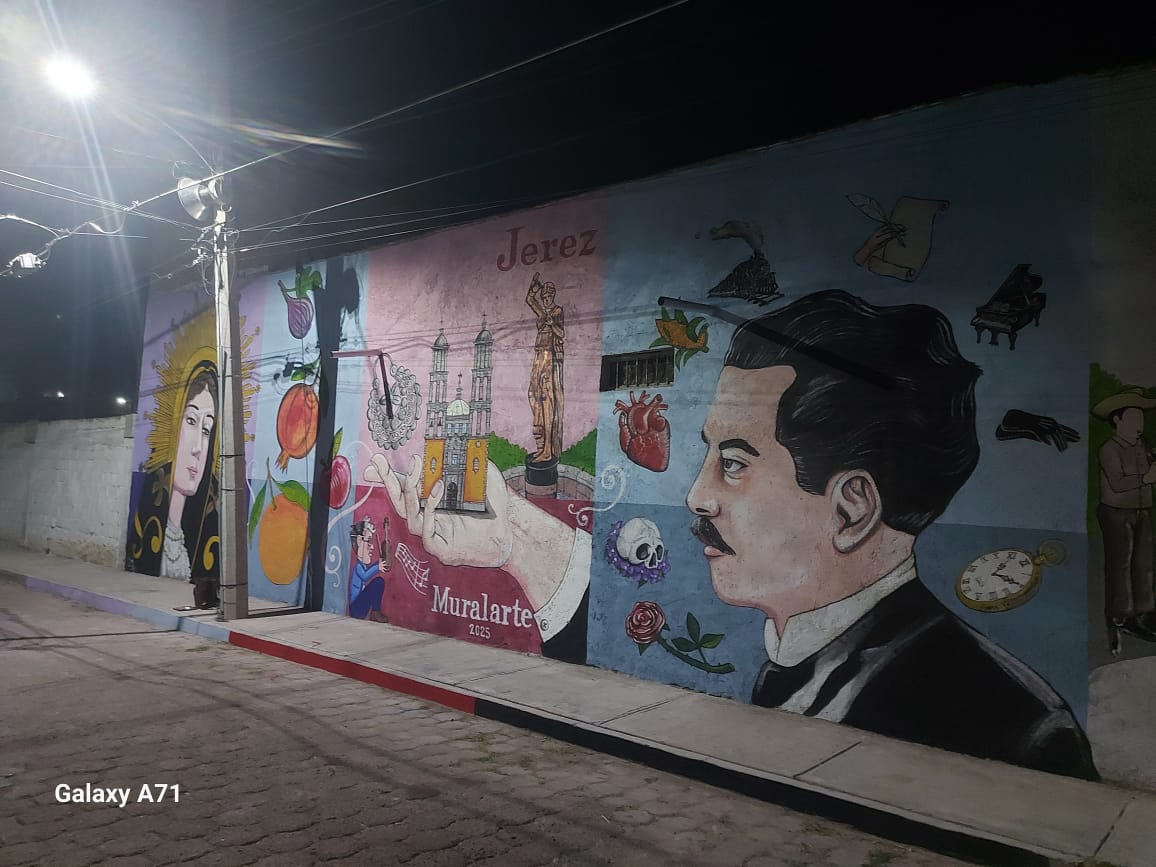 Pintan mural de tradiciones jerezanas - NTR Zacatecas