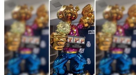 Encuentran droga en réplica de Popeye de Jeff Koons - NTR Zacatecas