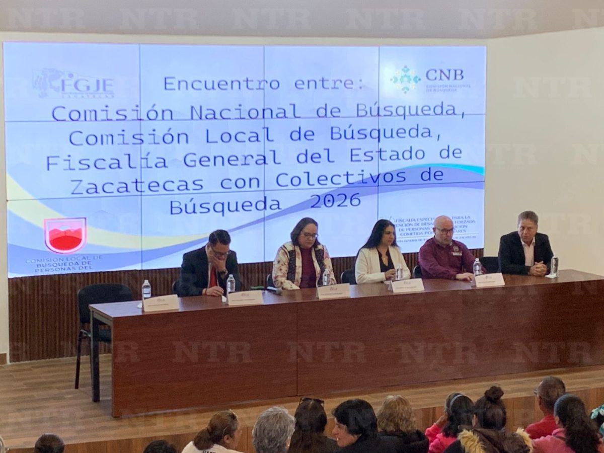 Se reúne comisionada Nacional de Búsqueda con colectivos - NTR Zacatecas