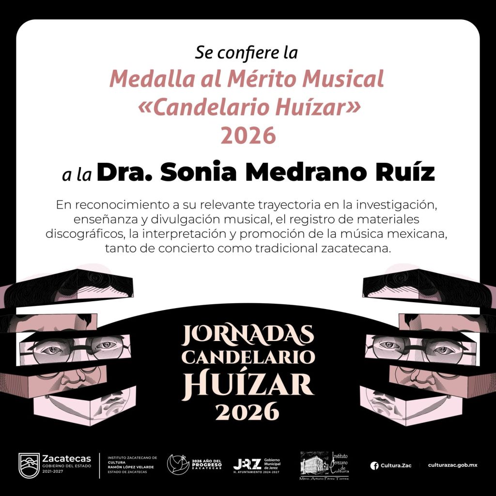 Medrano Ruiz recibirá Medalla al Mérito Musical 'Candelario Huízar ...