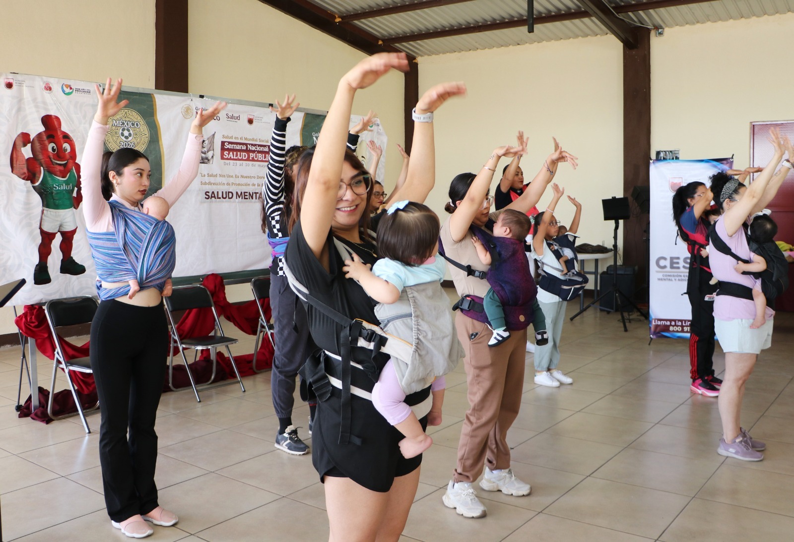 Realiza SSZ clase de baile porteo - NTR Zacatecas